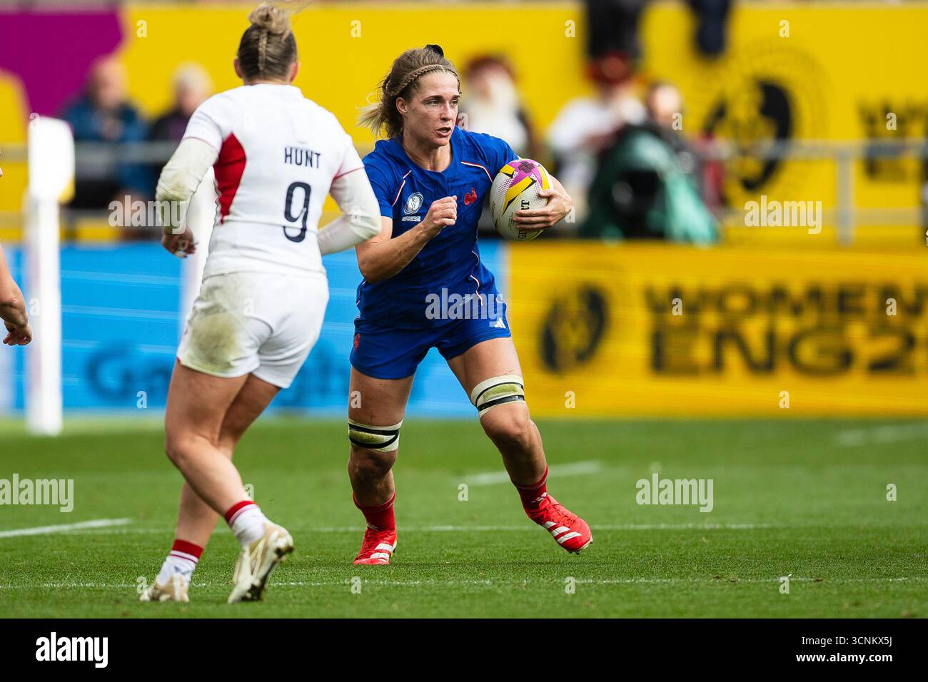 Lea Champon of France during the Women's Rugby World Cup 2025, Semi ...