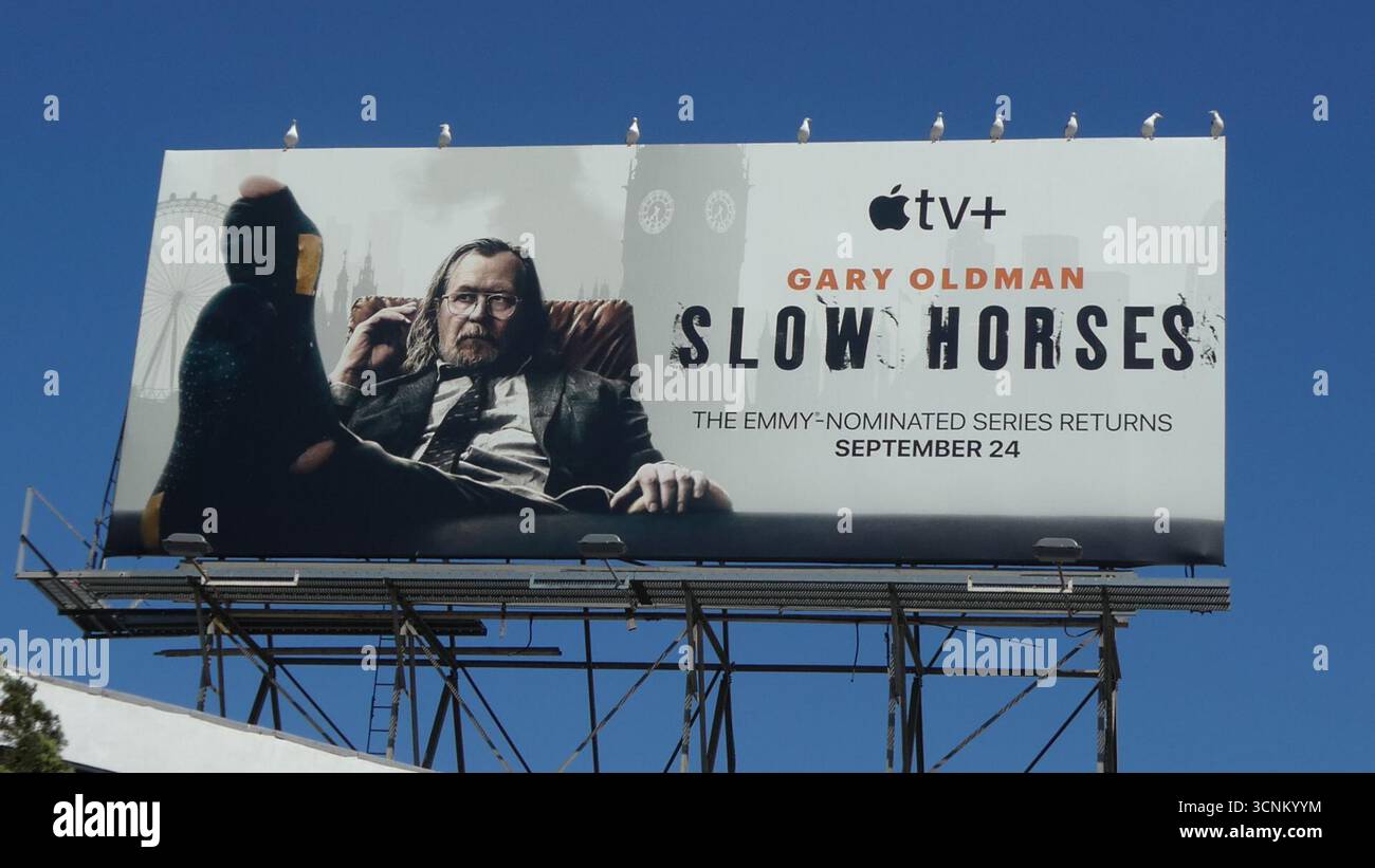 Los Angeles, California, USA 16th September 2025 Slow Horses Billboard ...