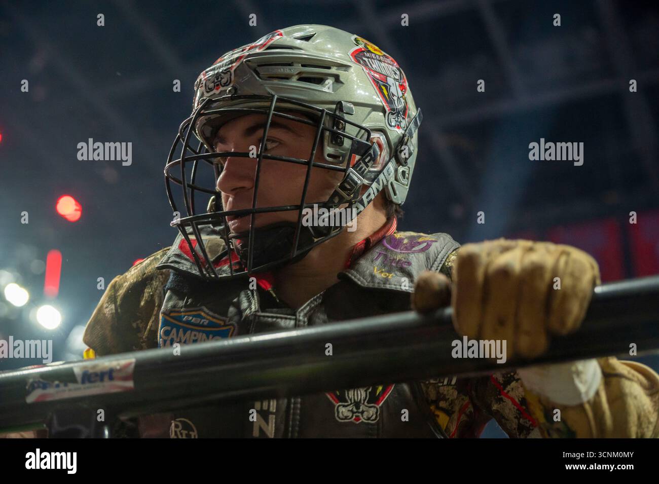 Missouri Thunder's Paulo Eduardo Rossetto rides Grey Fox in game 12 during the New York ...