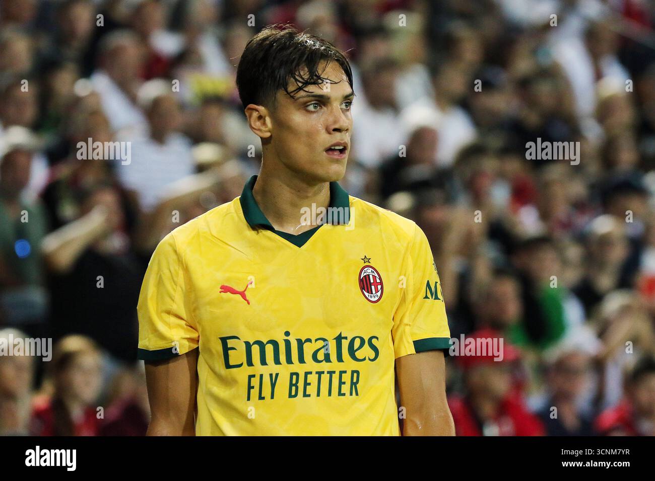AC Milan's Samuele Ricci during the Serie A soccer match between ...