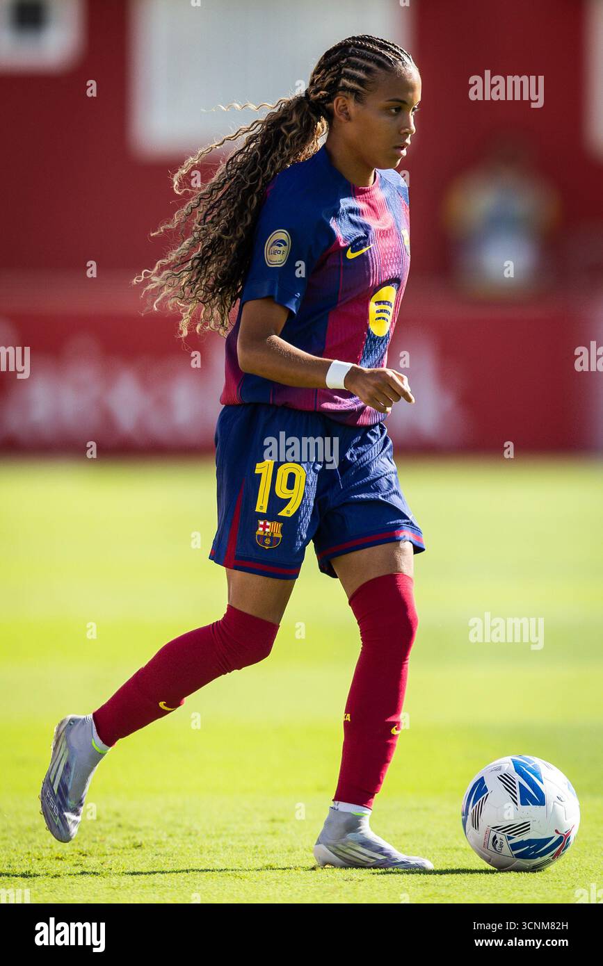 Vicky LOPEZ of Barcelona during the Women's Spanish championship, Liga ...