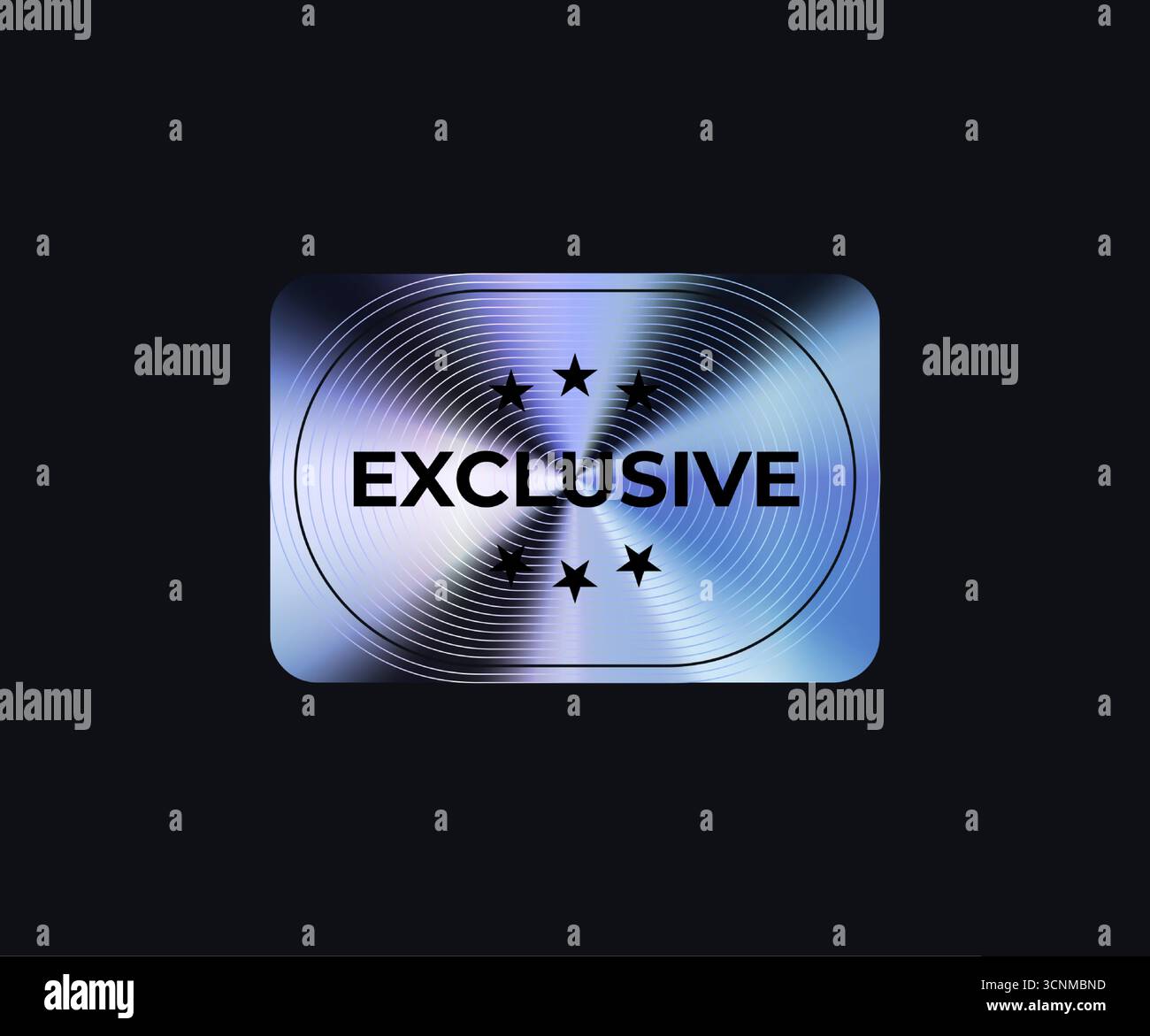 Exclusive Badge Sticker Limited Edition Label In Holograph Gradient ...