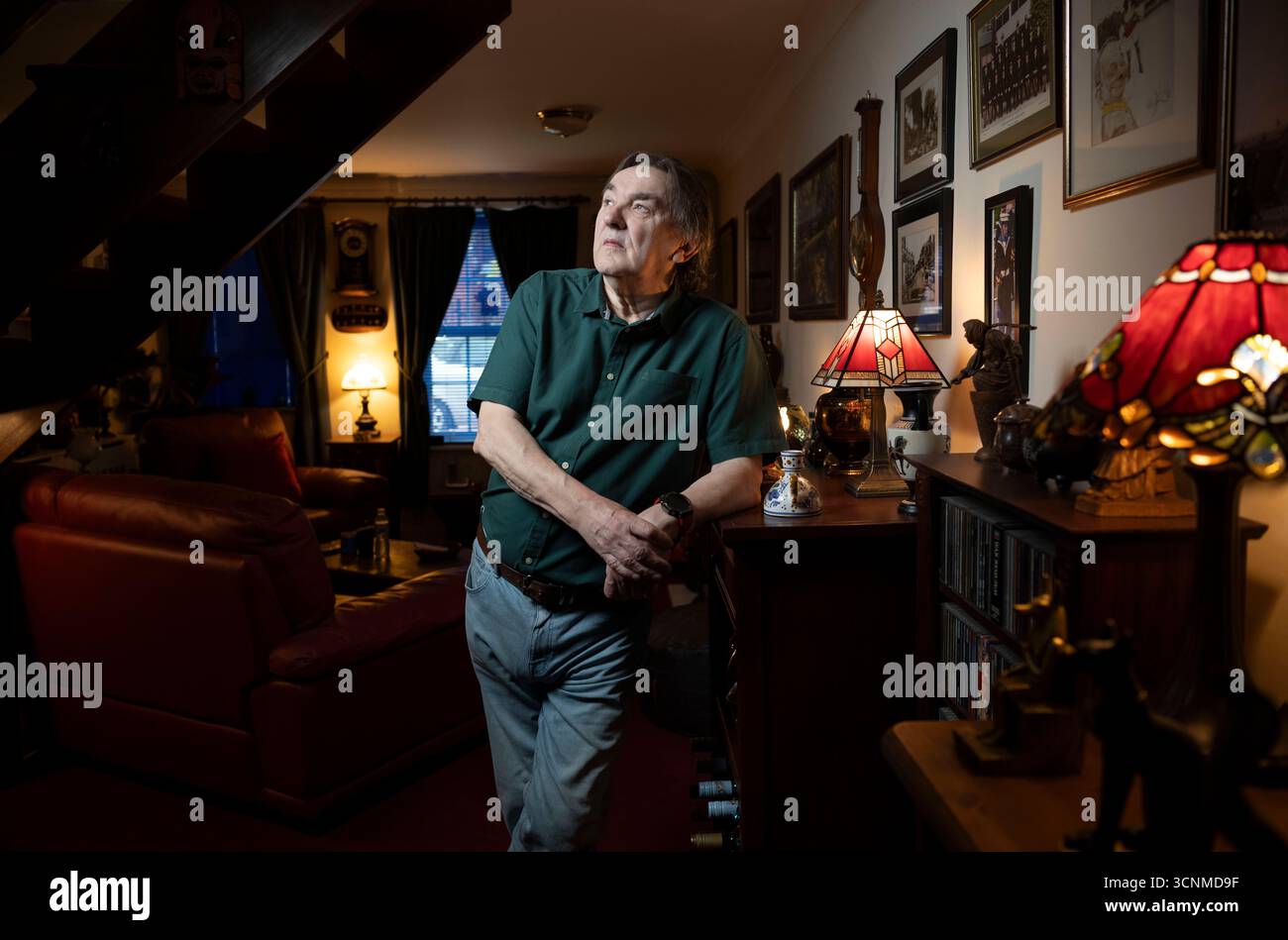 Ivan Dunne at home in Carshalton, his brother PC Patrick Dunne was ...