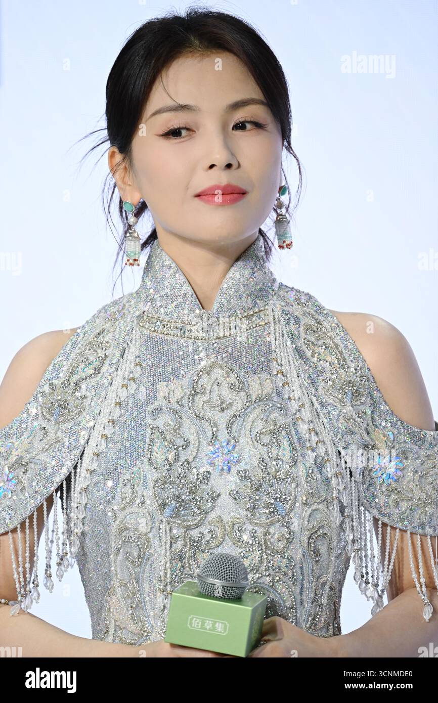 Chinese actress Liu Tao attends an activity in Shanghai, China, 19 ...