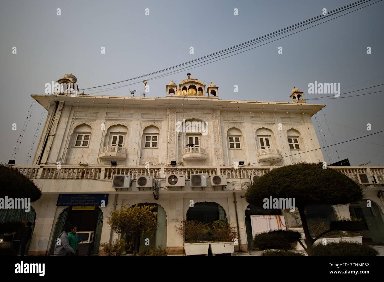NEW DELHI, INDIA - JANUARY 26, 2024 golden dome of the Gurudwara Sri ...