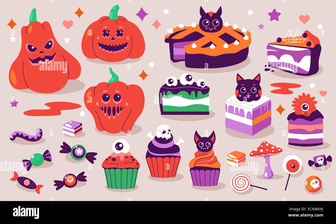 Creepy cakes Stock Vector Images - Alamy