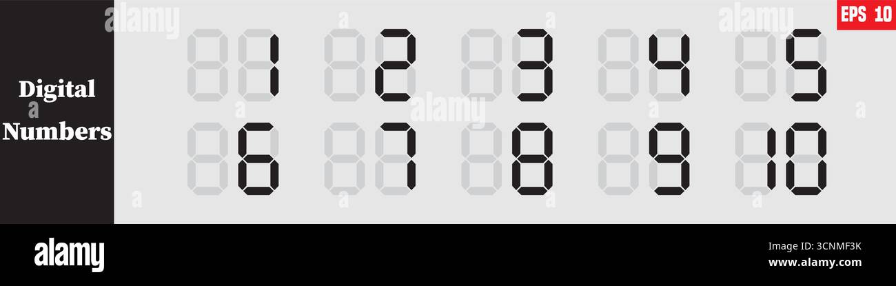 Vector neon clock hi-res stock photography and images - Alamy