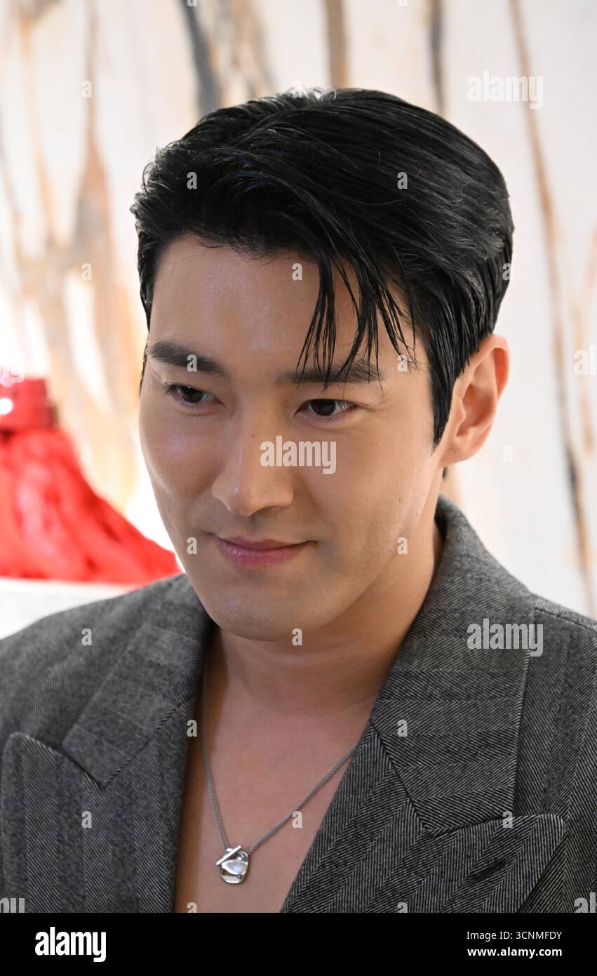 South Korean actor and singer Choi Si-Won attends an activity in ...