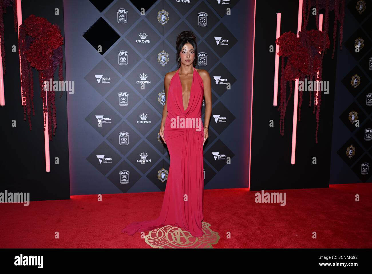 Elle Ray during the 2025 Brownlow Medal ceremony at Crown Palladium in Melbourne, Monday ...
