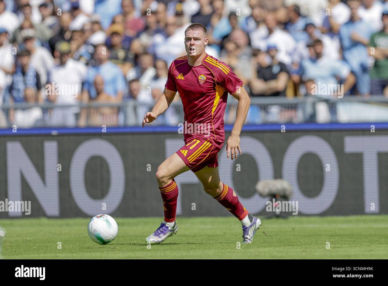 Roma's Irish forward Evan Ferguson during the Serie A football match SS ...