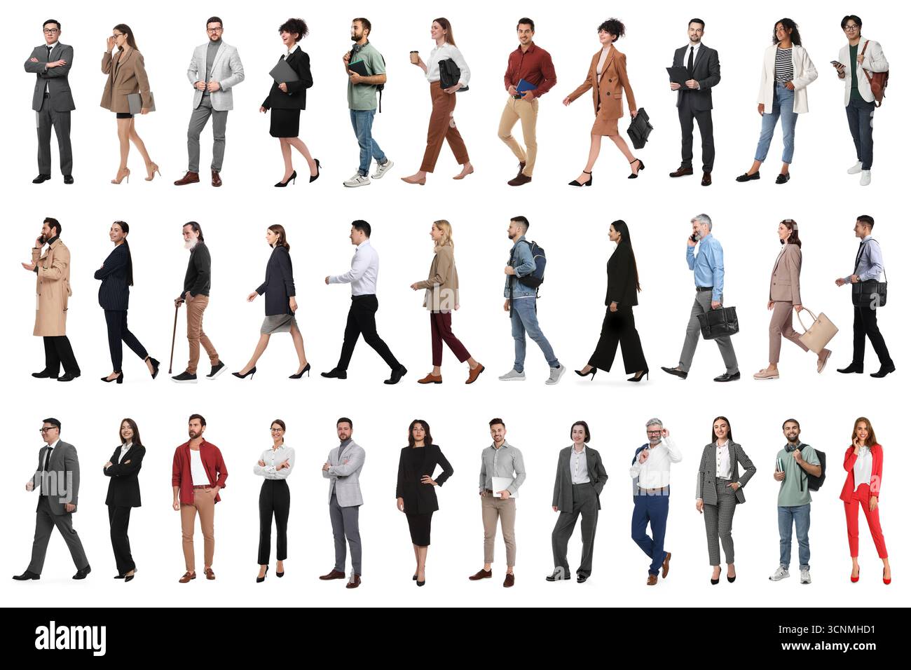 Different queue Cut Out Stock Images & Pictures - Alamy