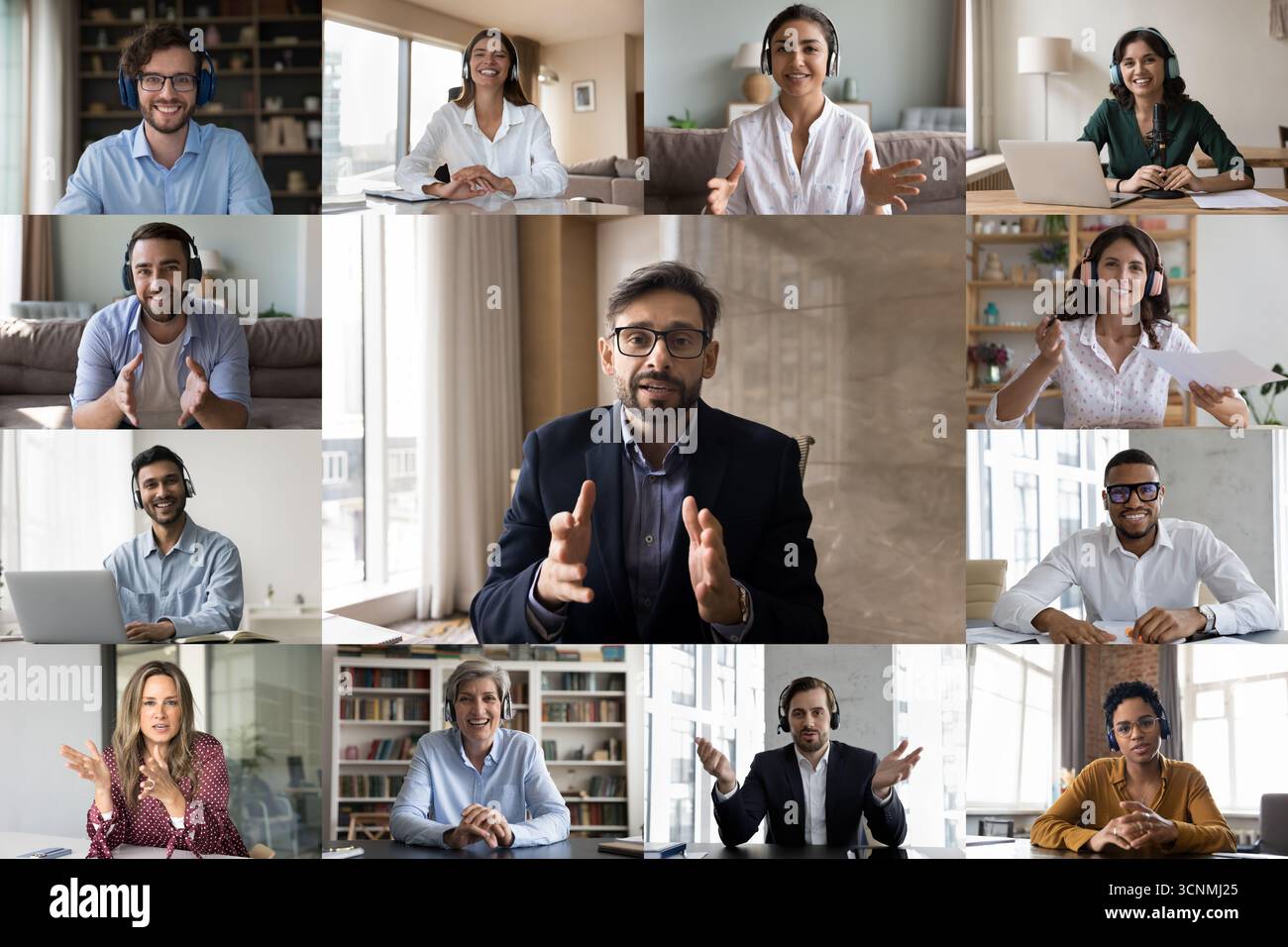 Virtual collaboration icons hi-res stock photography and images - Alamy