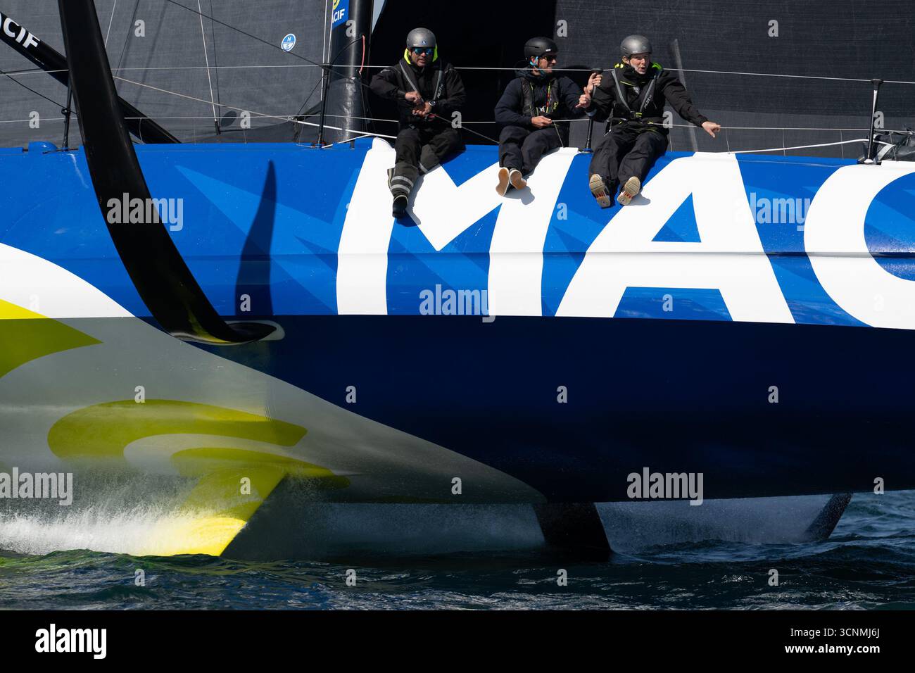 Sam Goodchild, Loïs Berrehar, Imoca MACIF Santé Prévoyance during the ...