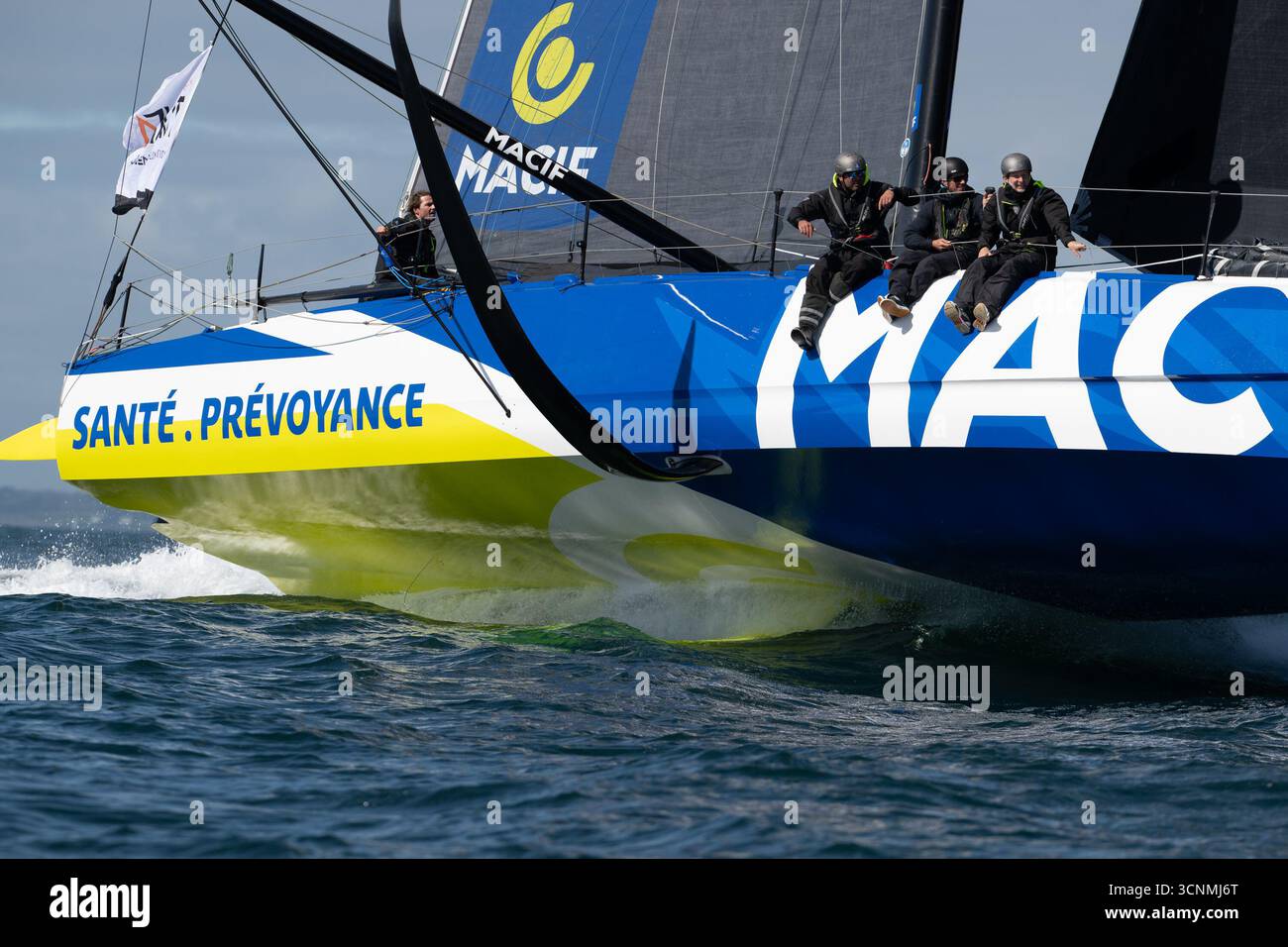 Sam Goodchild, Loïs Berrehar, Imoca MACIF Santé Prévoyance during the ...