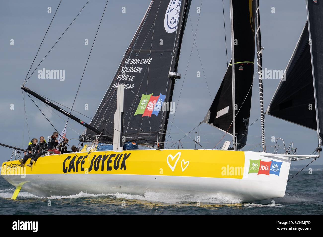 Nicolas d'Estais, Simon Koster, Imoca Café Joyeux during the Défi Azimut 2025, Imoca sailing ...