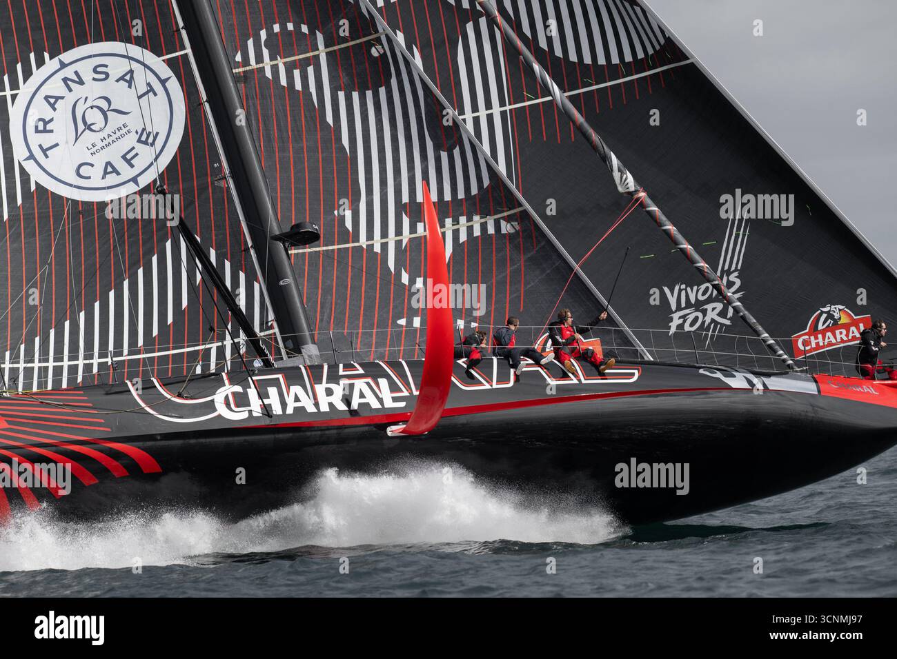 Jérémie Beyou, Morgan Lagravière, Imoca Charal during the Défi Azimut ...