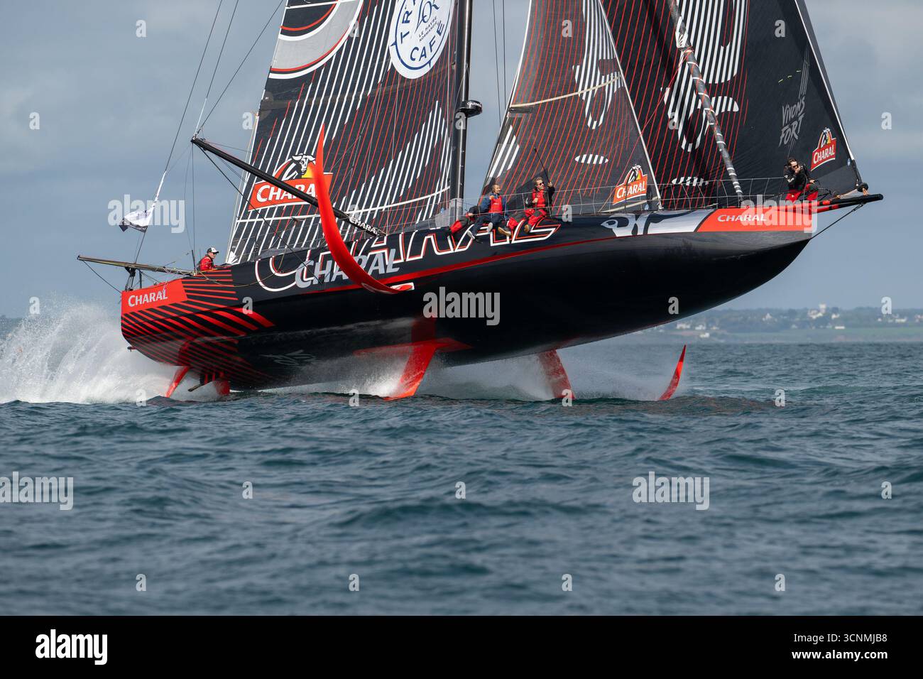 Jérémie Beyou, Morgan Lagravière, Imoca Charal during the Défi Azimut ...