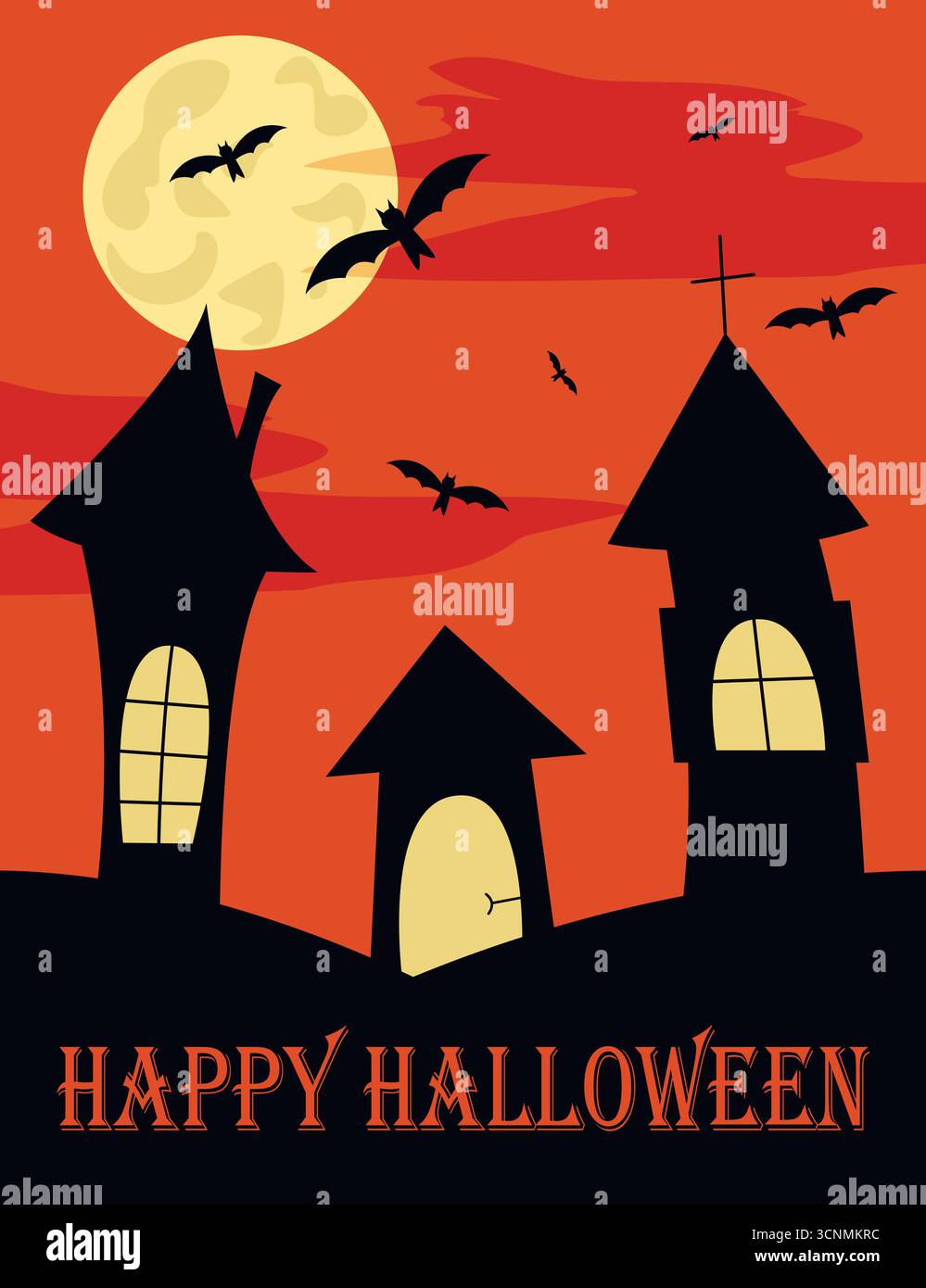 Silhouette post card Stock Vector Images - Alamy