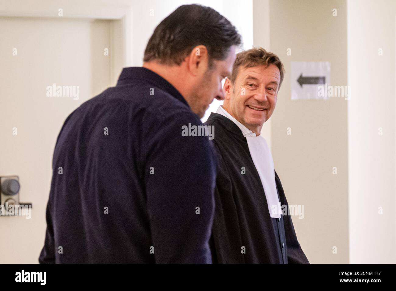 Lawyer Christophe Marchand is pictured at the pleas in the trial ...