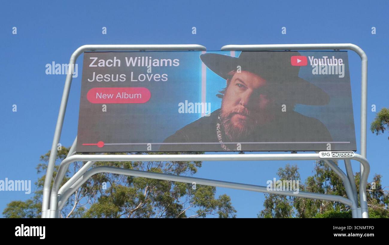 Los Angeles, California, USA 19th September 2025 Zach Williams Jesus ...
