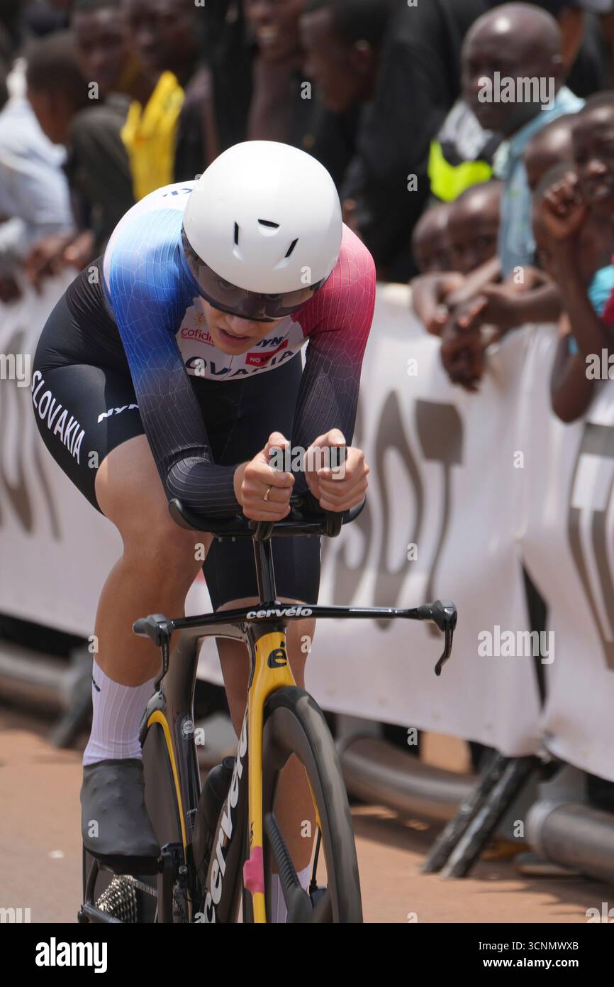 Slovakia's Sofia Ungerova competes, during the women's Under 23 ...