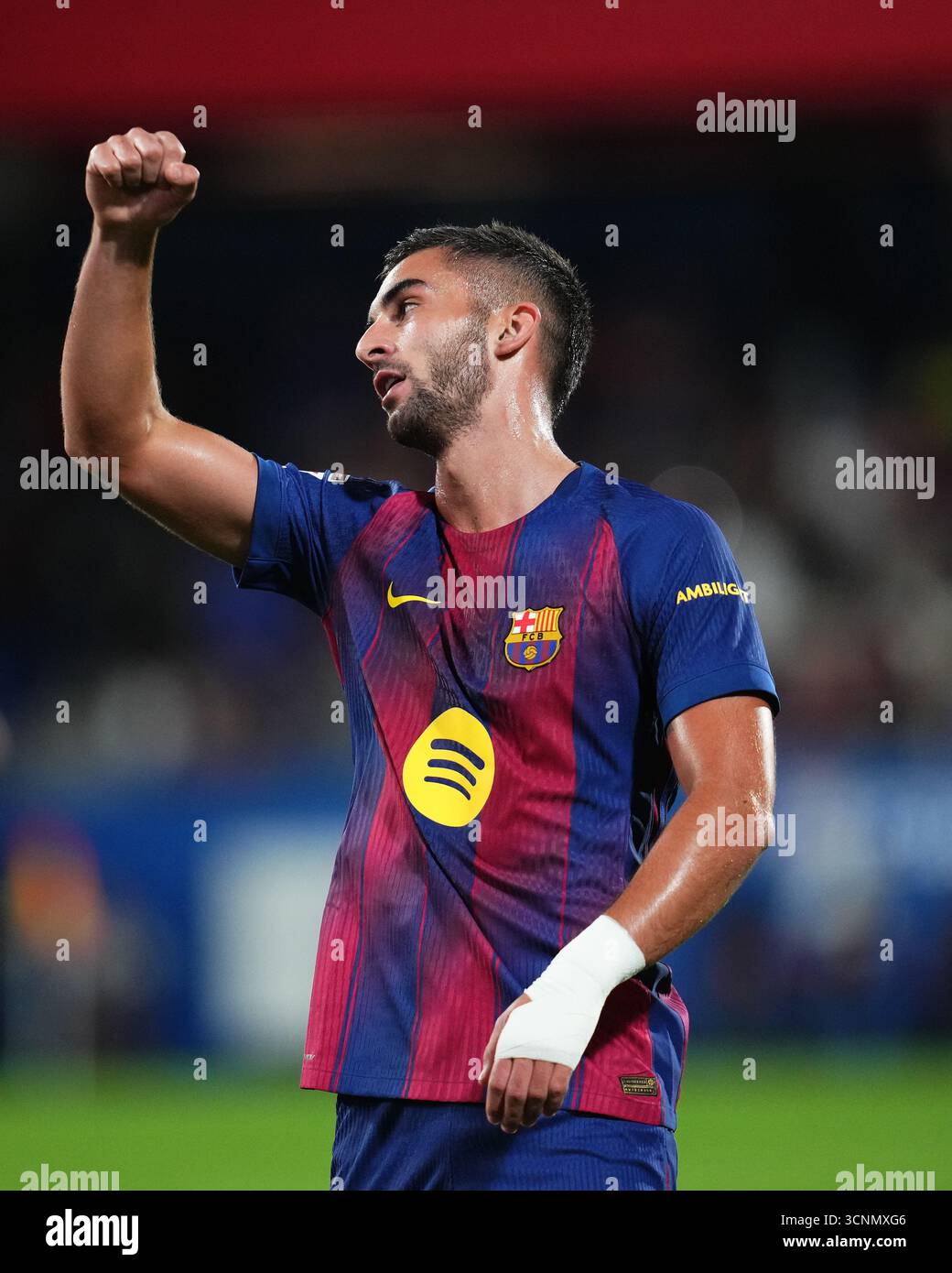 Ferran Torres of FC Barcelona during the La Liga EA Sports match ...