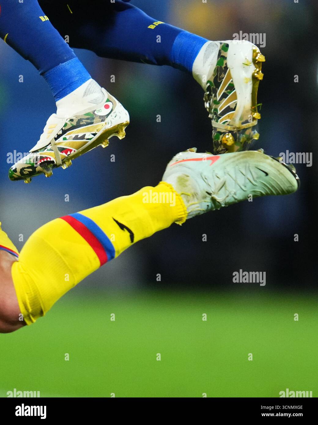 Raphael Dias Belloli Raphinha of FC Barcelona boots during the La Liga ...