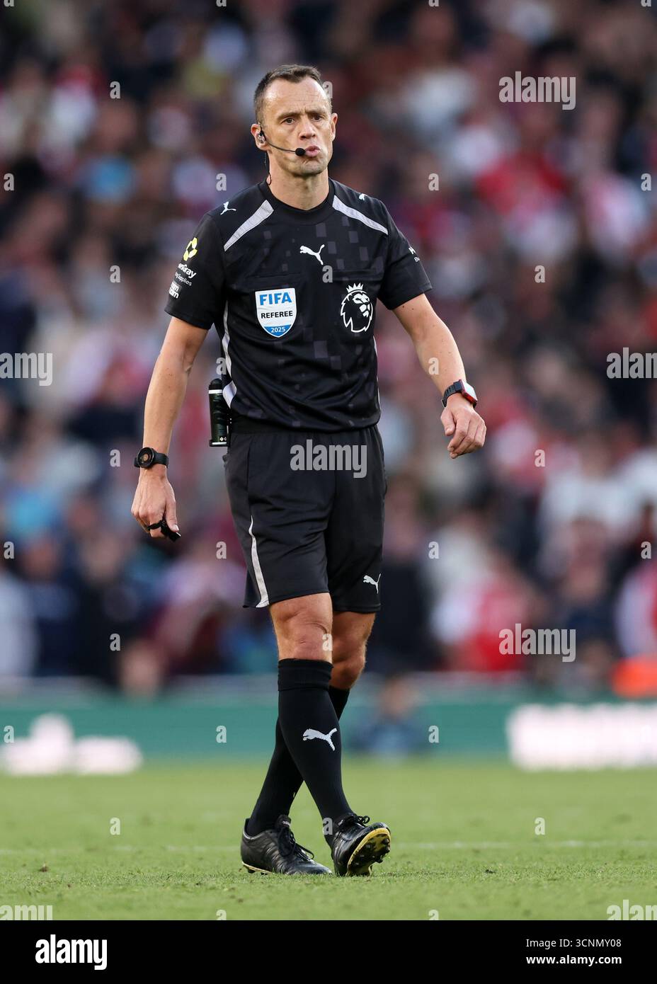 London, England, 21st September 2025. Referee Stuart Atwell during the ...