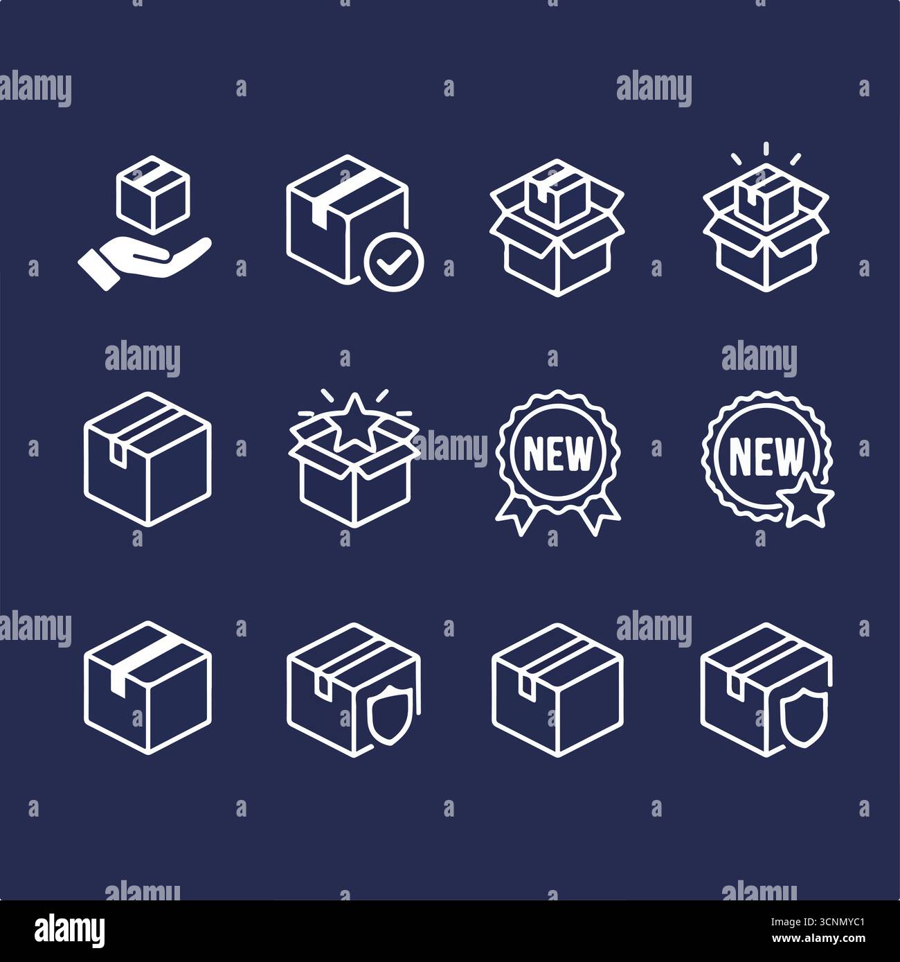 Gift contents Stock Vector Images - Alamy