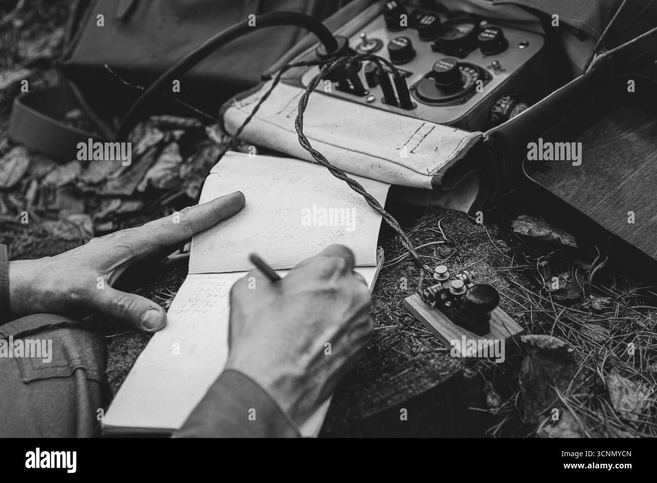 World war ii radio receiver Black and White Stock Photos & Images - Alamy