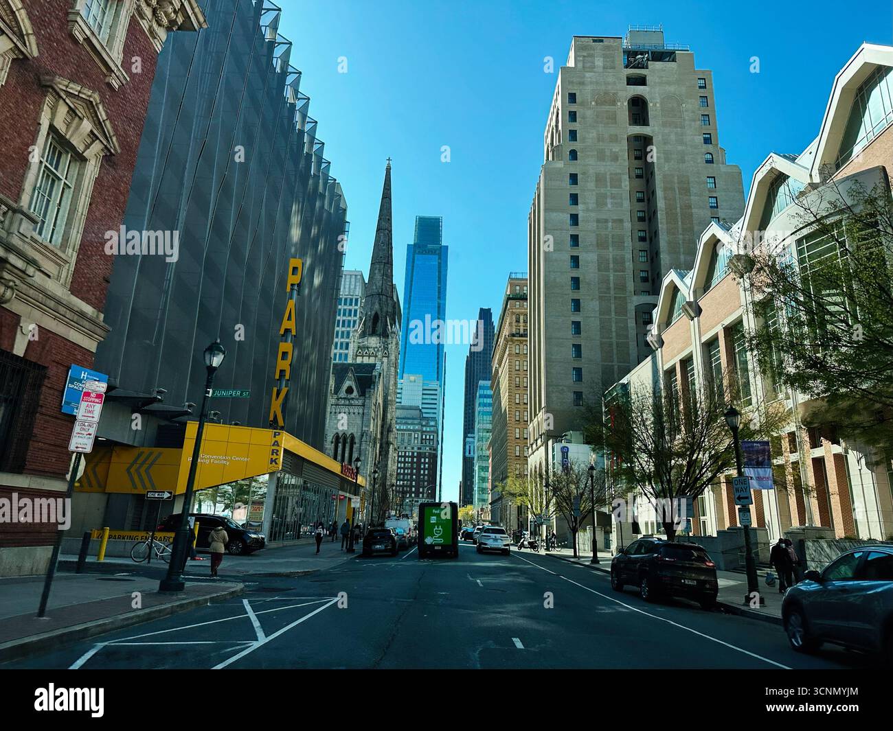 Philadelphia, Pennsylvania, USA - April 29, 2025: A sunny Philadelphia ...