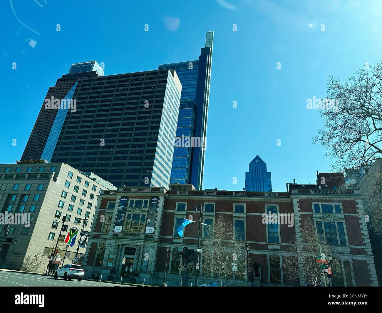 Philadelphia, Pennsylvania, USA - April 29, 2025: Tall glass towers ...
