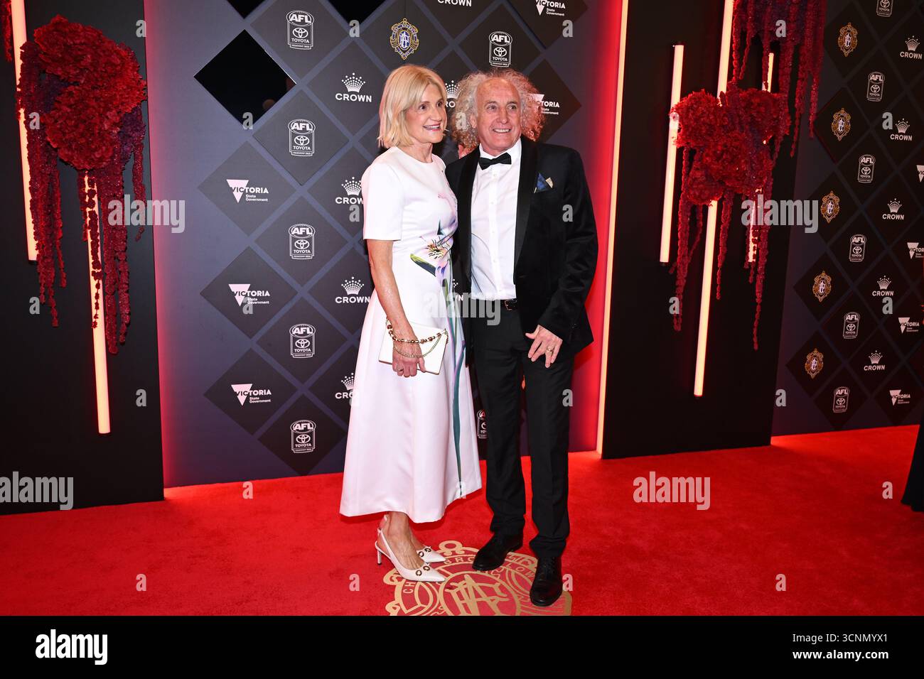 Leanne Platten (left) and John Platten pose for a photo during the 2025 ...