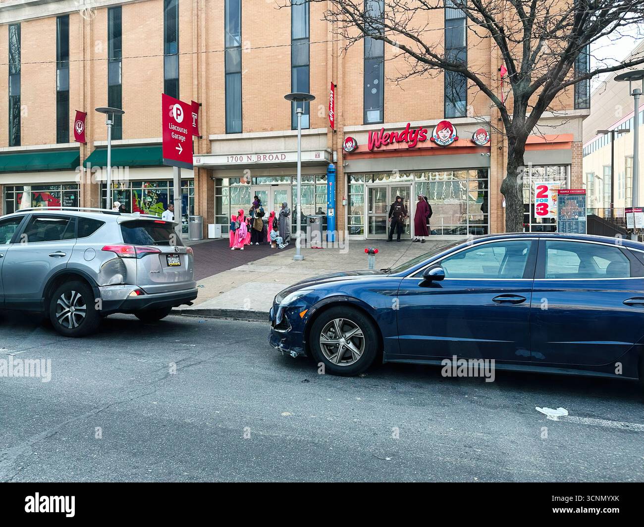 Philadelphia, Pennsylvania, USA - April 29, 2025: People gather near ...