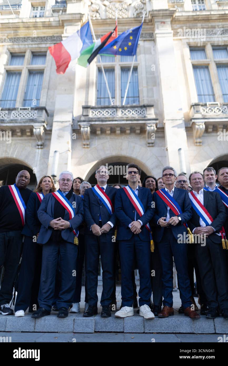 President of the Seine-Saint-Denis Departmental Council Stephane ...