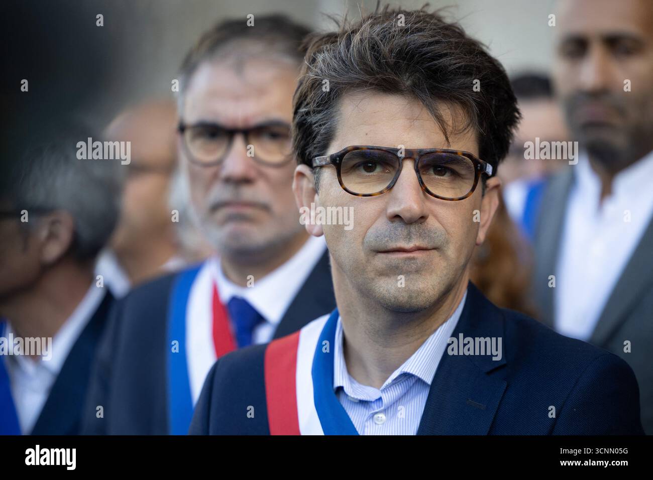 French socialist party first secretary Olivier Faure, Mayor of Saint ...