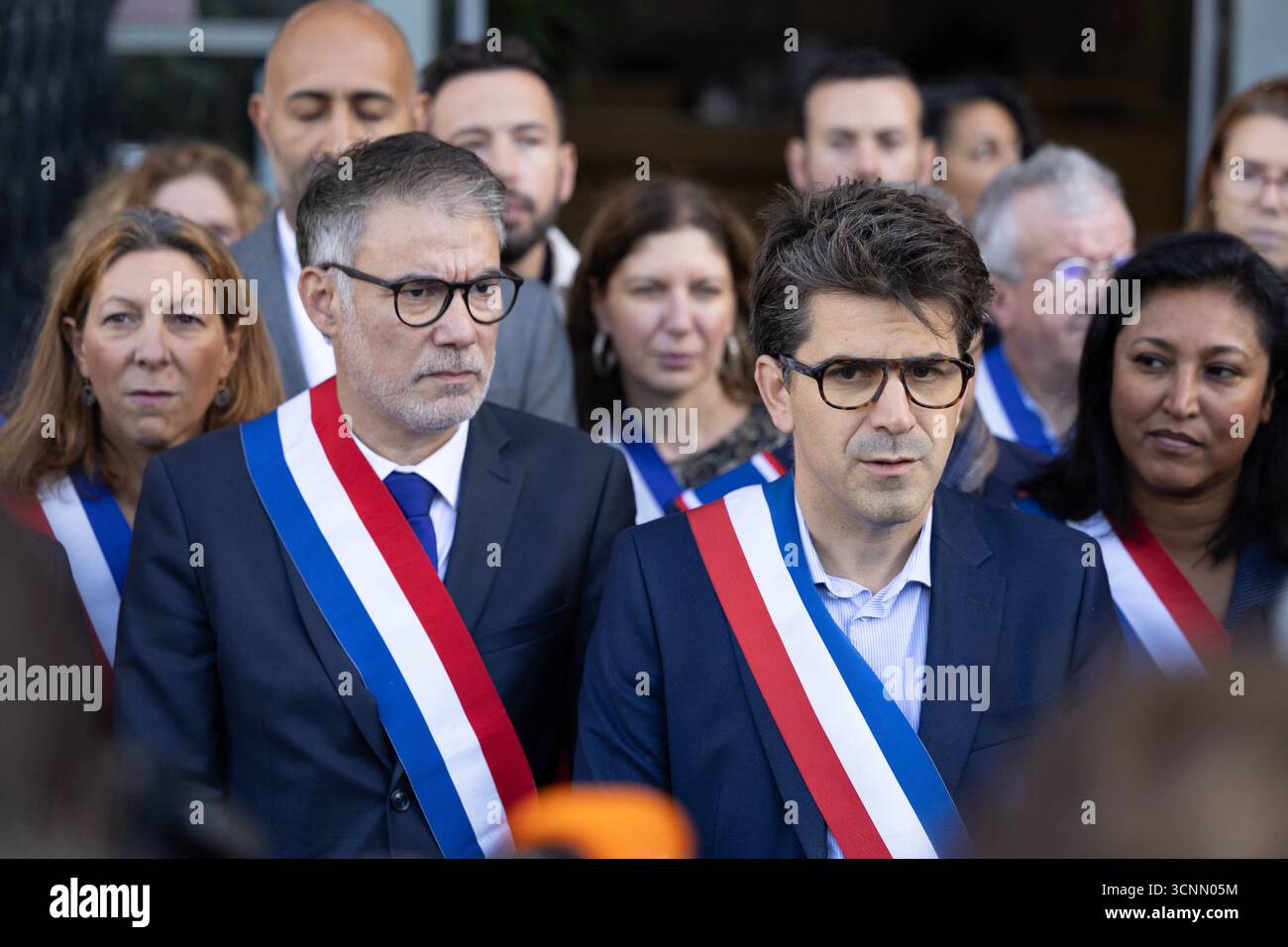French socialist party first secretary Olivier Faure, Mayor of Saint ...