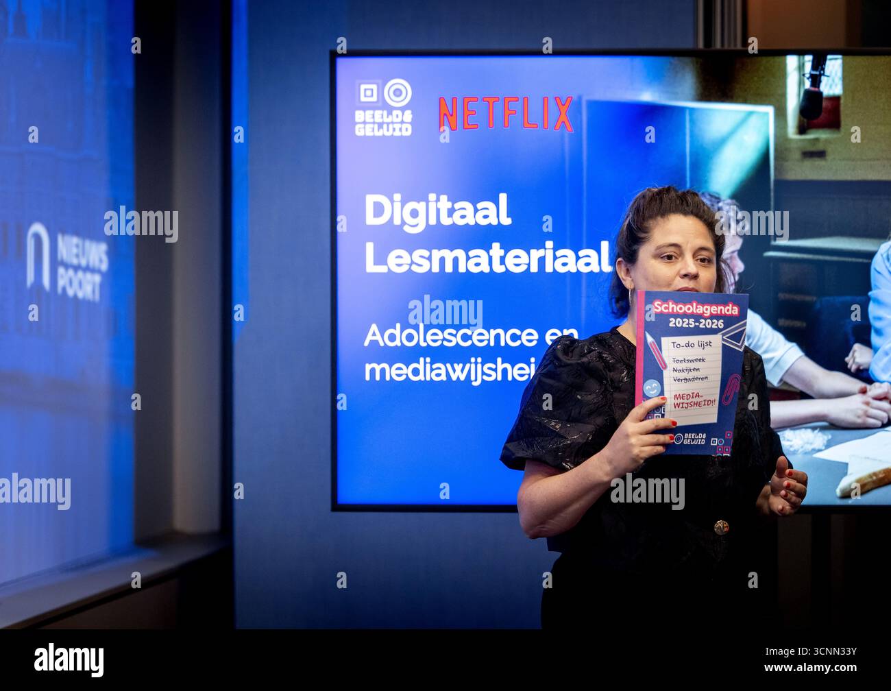 THE HAGUE - Barbara Kathmann (GroenLinks-PvdA) during the presentation ...