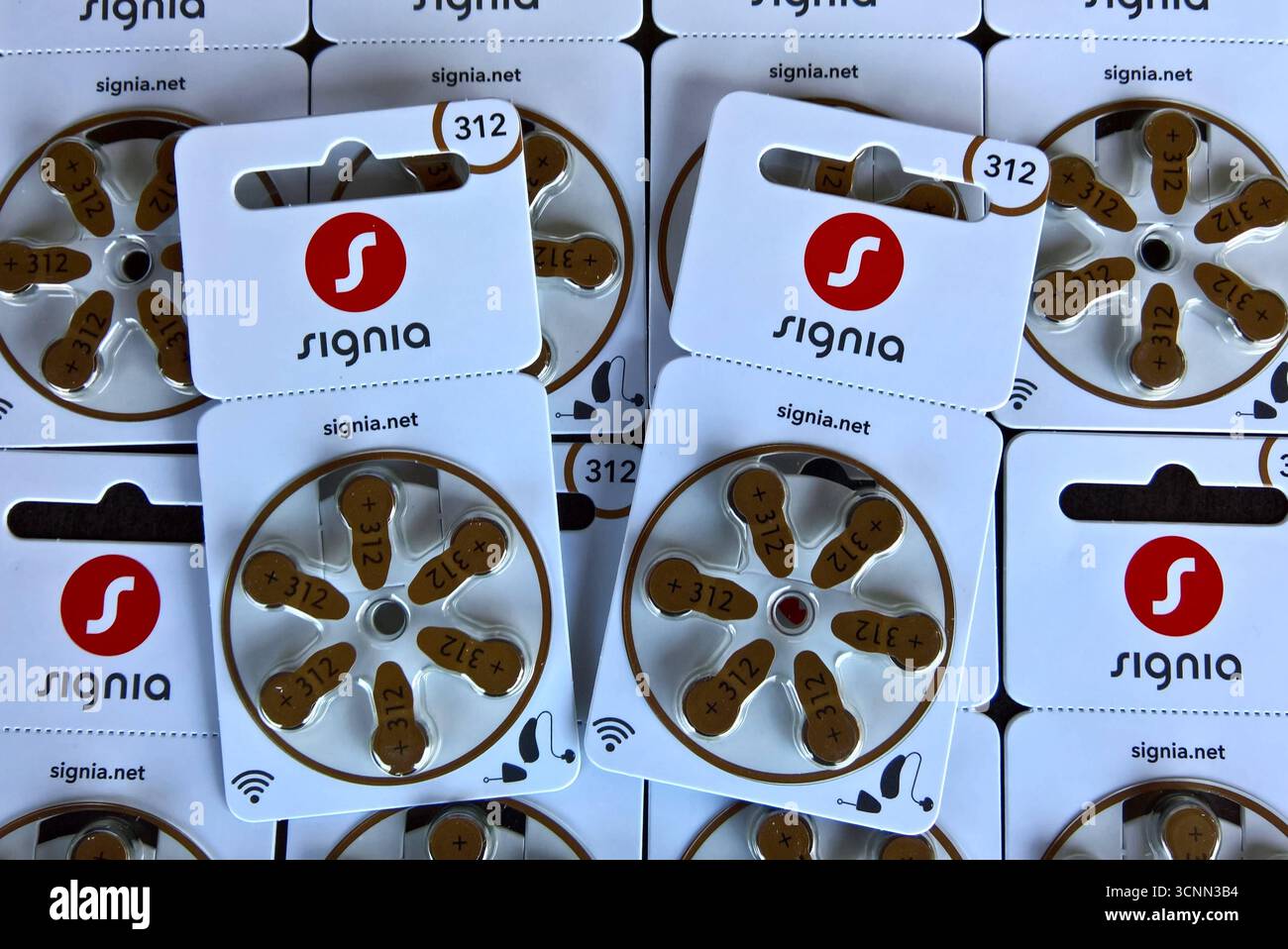 Signia Hörgeräte - Batterien vom Typ 312 *** Signia hearing aid ...