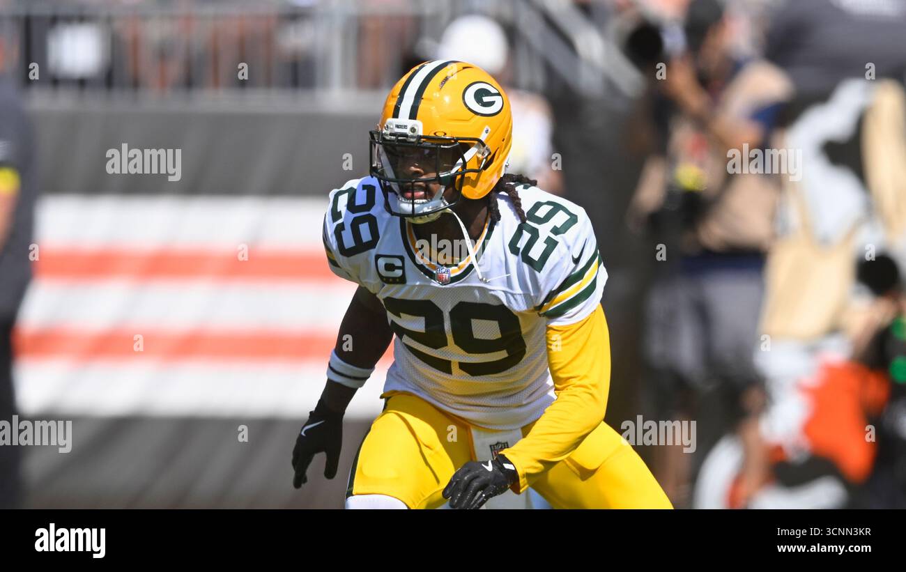 Green Bay Packers' Xavier McKinney during the first half of an NFL ...