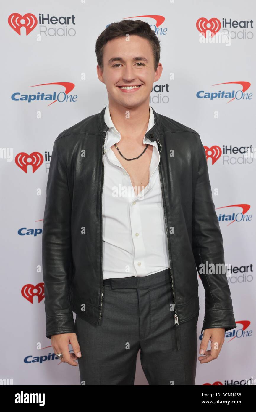 Timothy Wayne attends the 2025 iHeartRadio Music Festival at T-Mobile ...