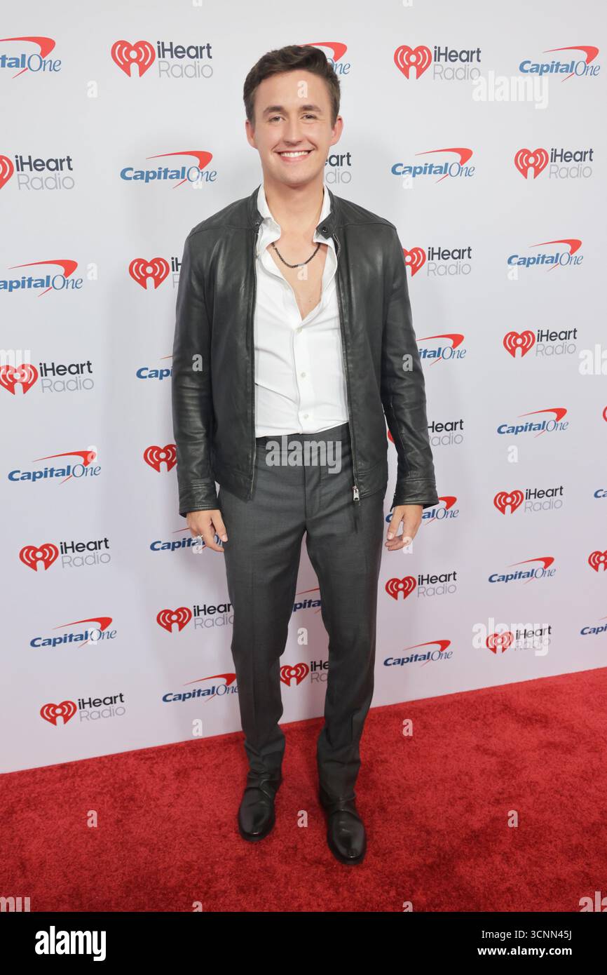 Timothy Wayne attends the 2025 iHeartRadio Music Festival at T-Mobile ...