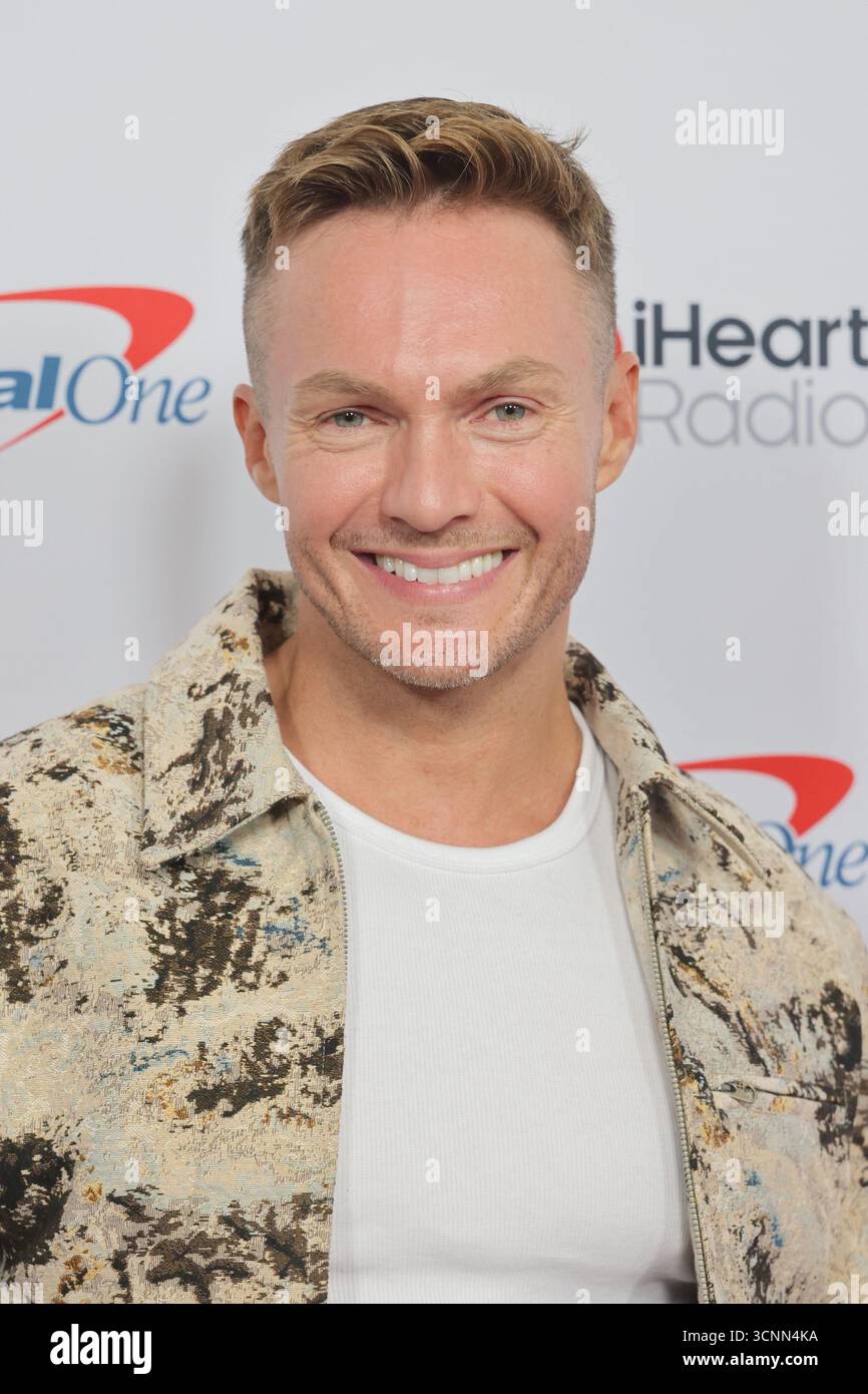 Dean McCarthy attends the 2025 iHeartRadio Music Festival at T-Mobile ...