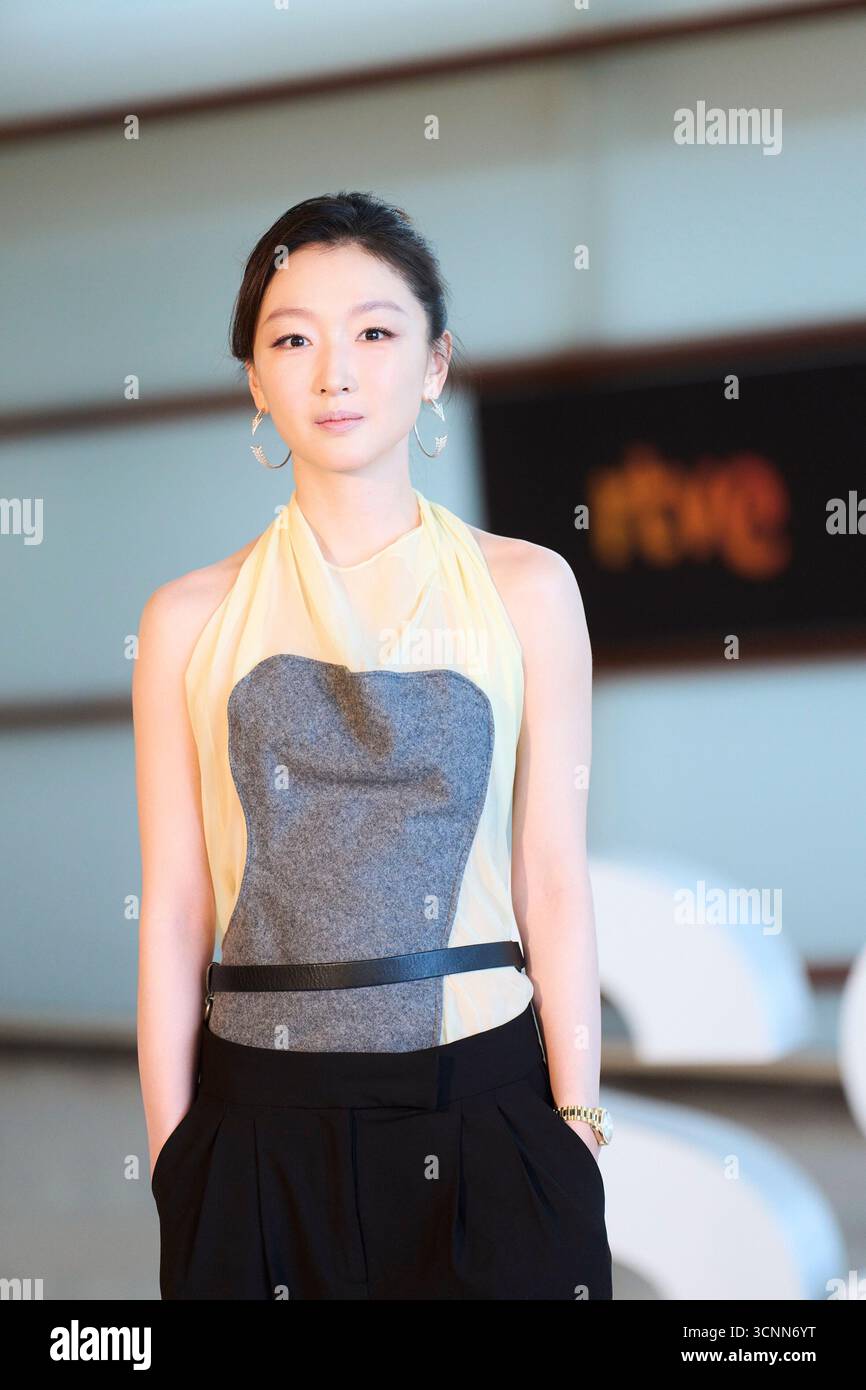 Zhou Dong-yu attended The Jury Photocall during 73rd San Sebastian ...