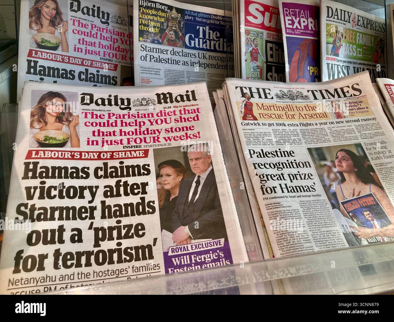 UK newspaper report the hostages' families accuse Labour government ...