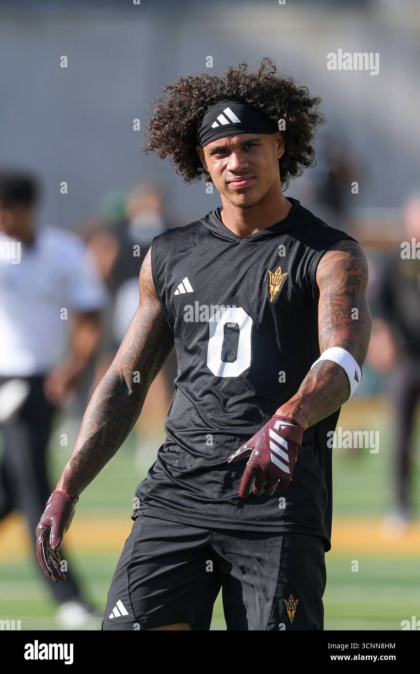 WACO, TX - SEPTEMBER 20: Wide Receiver Jordyn Tyson #0 of the Arizona ...