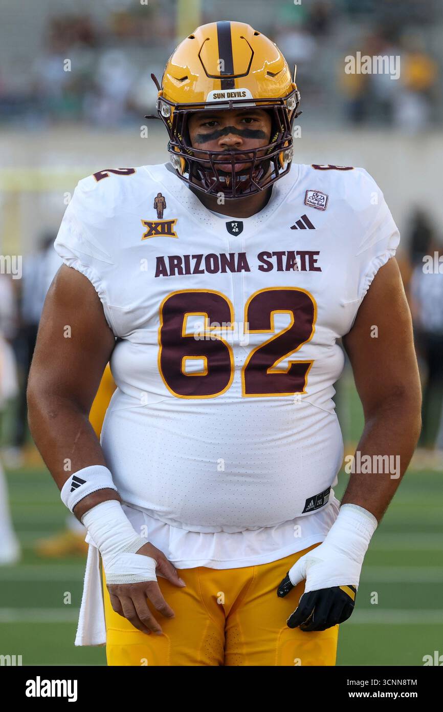 WACO, TX - SEPTEMBER 20: Offensive Lineman Ben Coleman #62 of the ...