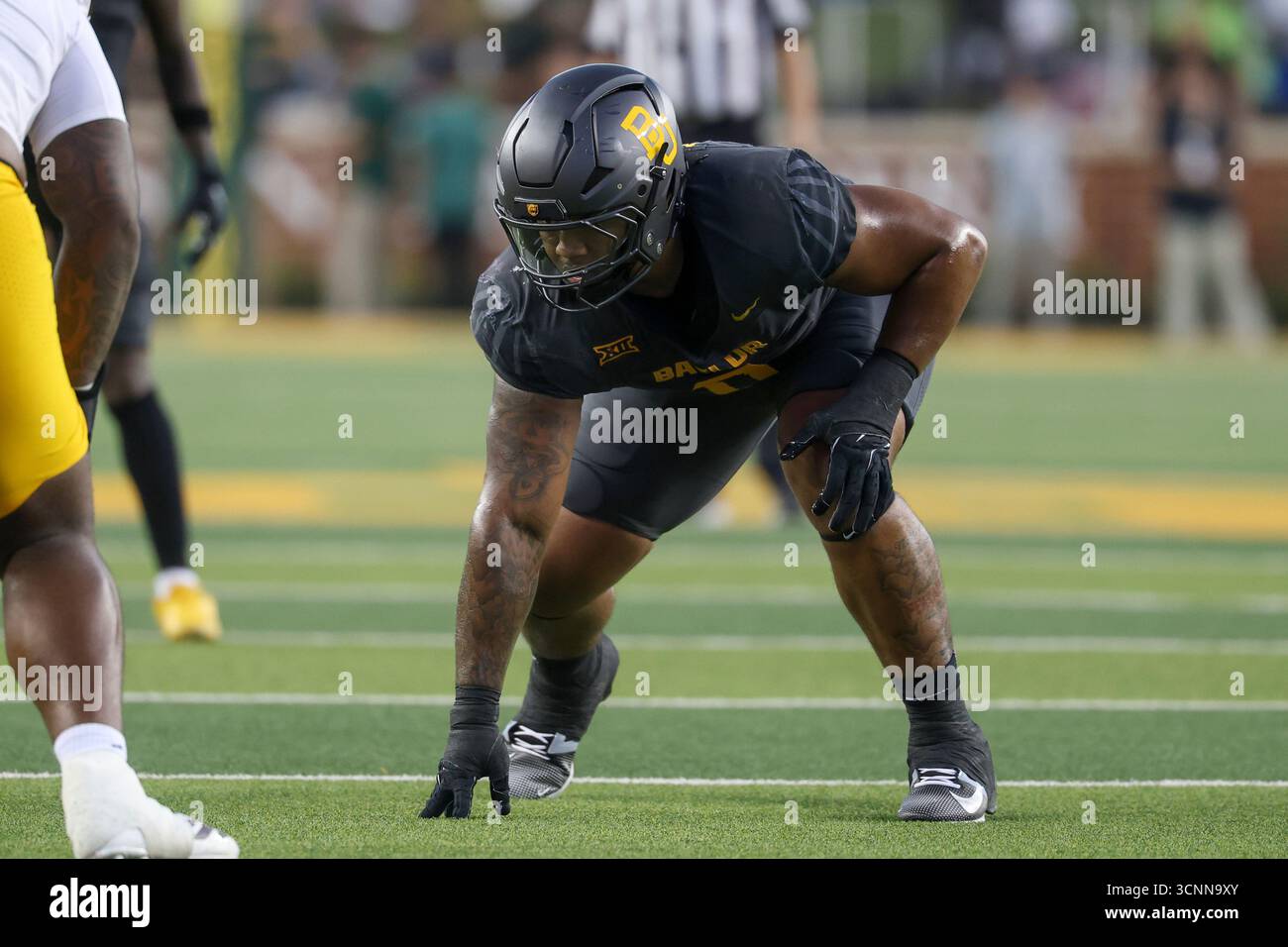 WACO, TX - SEPTEMBER 20: Defensive Lineman Jackie Marshall #0 of the ...