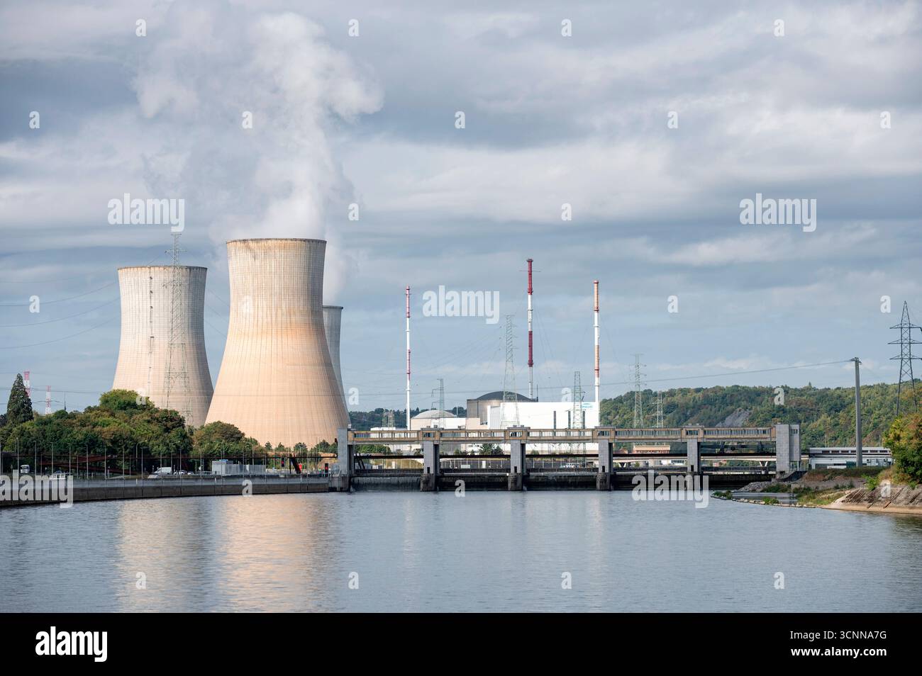 Tihange Belgium September 2025 Centrale nuclÃ aire de Tihange, CNT ...