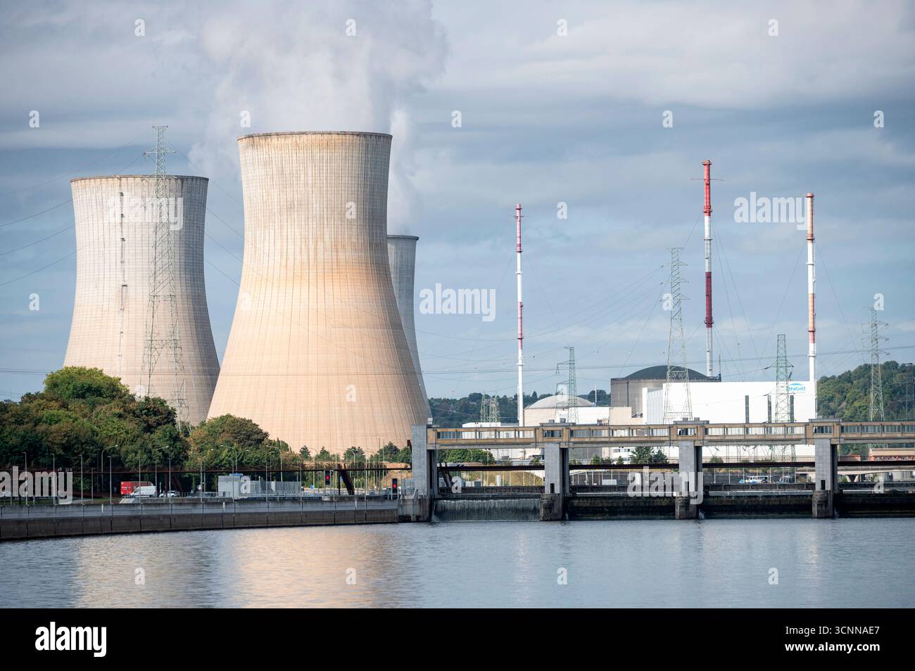Tihange Belgium September 2025 Centrale nuclÃ aire de Tihange, CNT ...